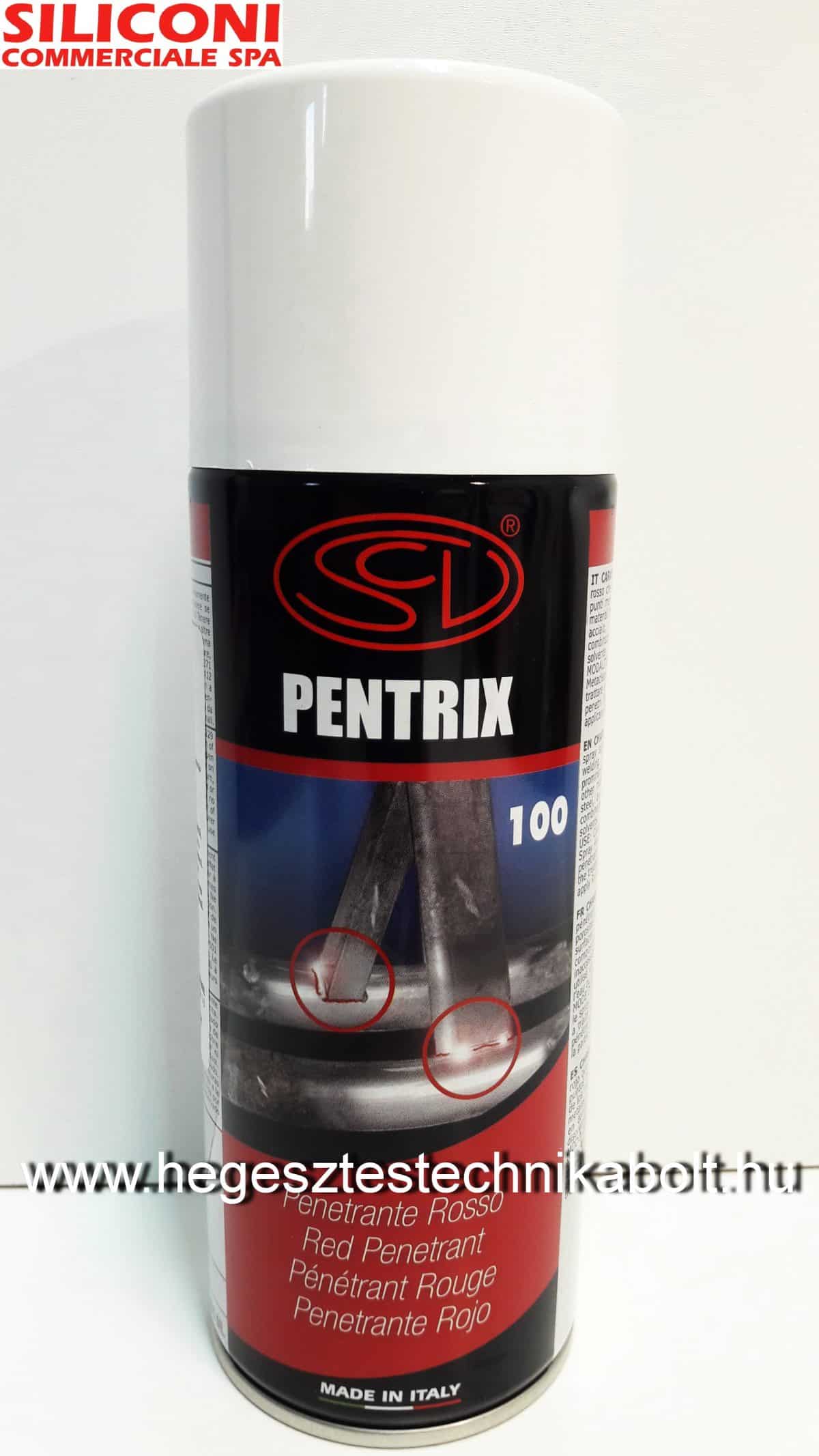 Siliconi PENTRIX 100 vörös Penetrálóspray 400ml.(repedésvizsg.) – Prime ...